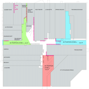 AdAmAn Alley activation zones - Downtown Partnership