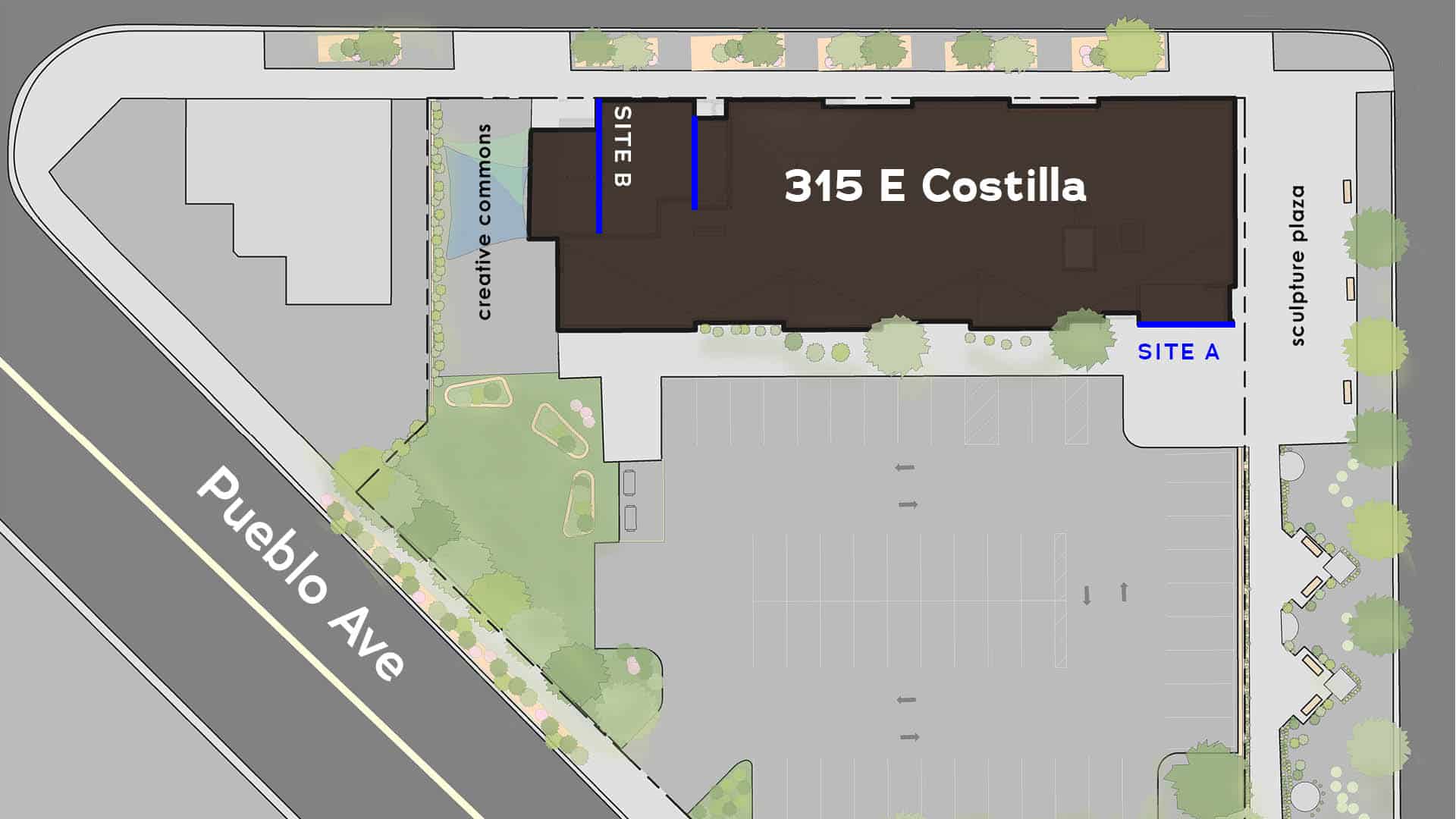 Artspace-COS_siteplan-murals - Downtown Partnership